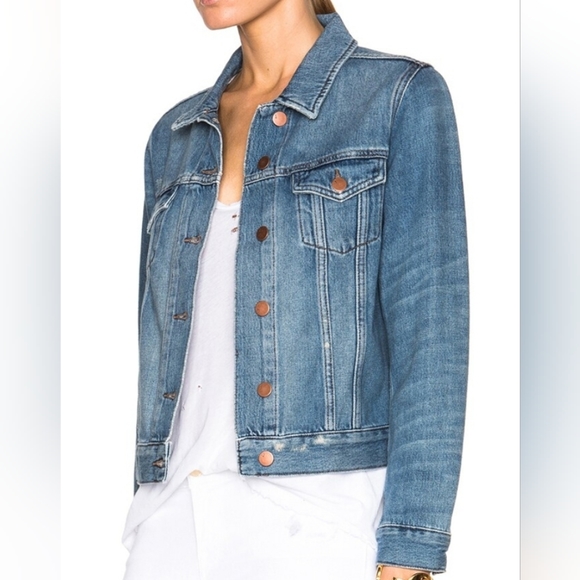 J Brand | Jackets & Coats | J Brand Gene Shrunken Crop Jean Jacket In ...